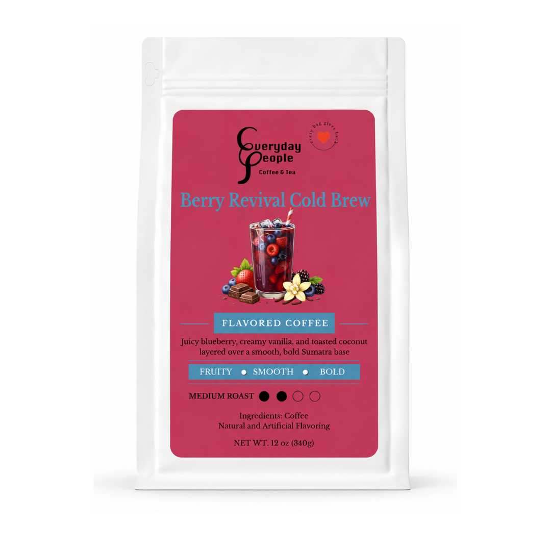 Berry Revival Cold Brew Flavored Coffee | Everyday People Coffee & Tea ...