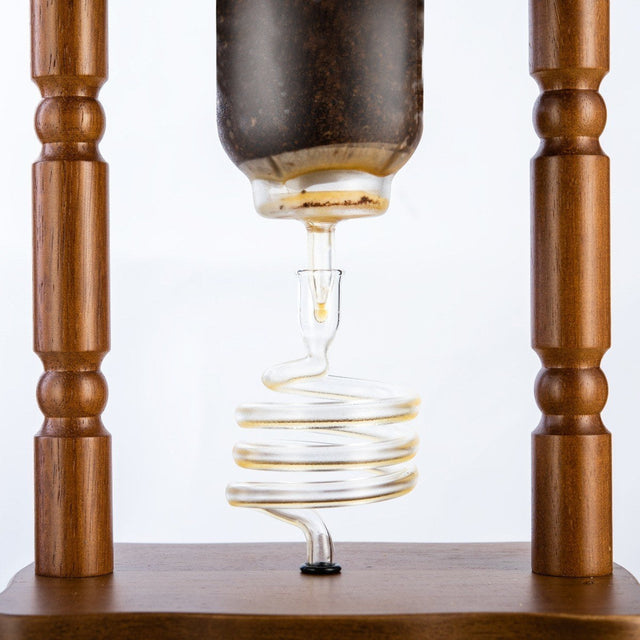 Yama Cold Drip Tower Brown Wood 6-8 Cup | Kyoto Coffee Brewer ...
