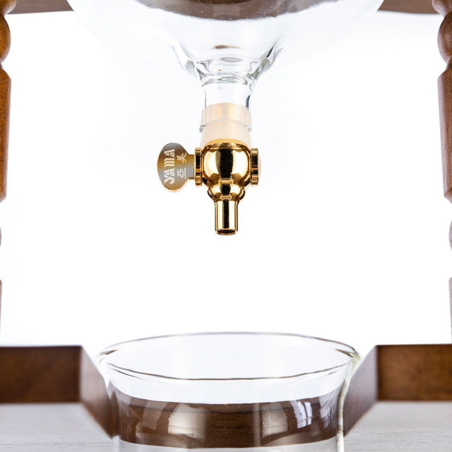 Yama Cold Drip Tower Brown Wood 6-8 Cup | Kyoto Coffee Brewer ...